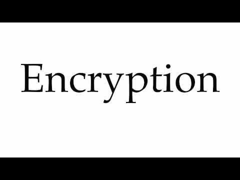 How to Pronounce Encryption