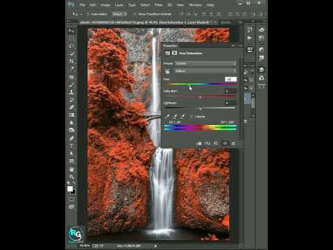 How to Add Orange Color Effect in Photoshop with Channel Mixer #photoshop #rg #like #channel #mixer