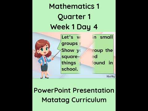 Mathematics 1 Matatag Curriculum PowerPoint Presentation Quarter 1 Week 1 Day 4 #grade1matatag #ppt
