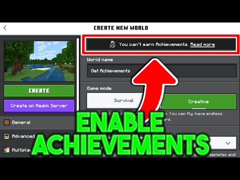 How To Get Achievements In Creative Mode Minecraft Bedrock Edition 2025!