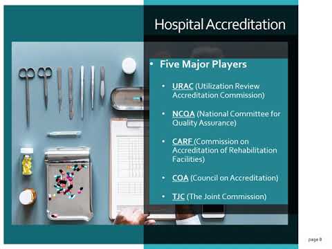 Lecture 4: Laboratory Accreditation & Accrediting Agencies