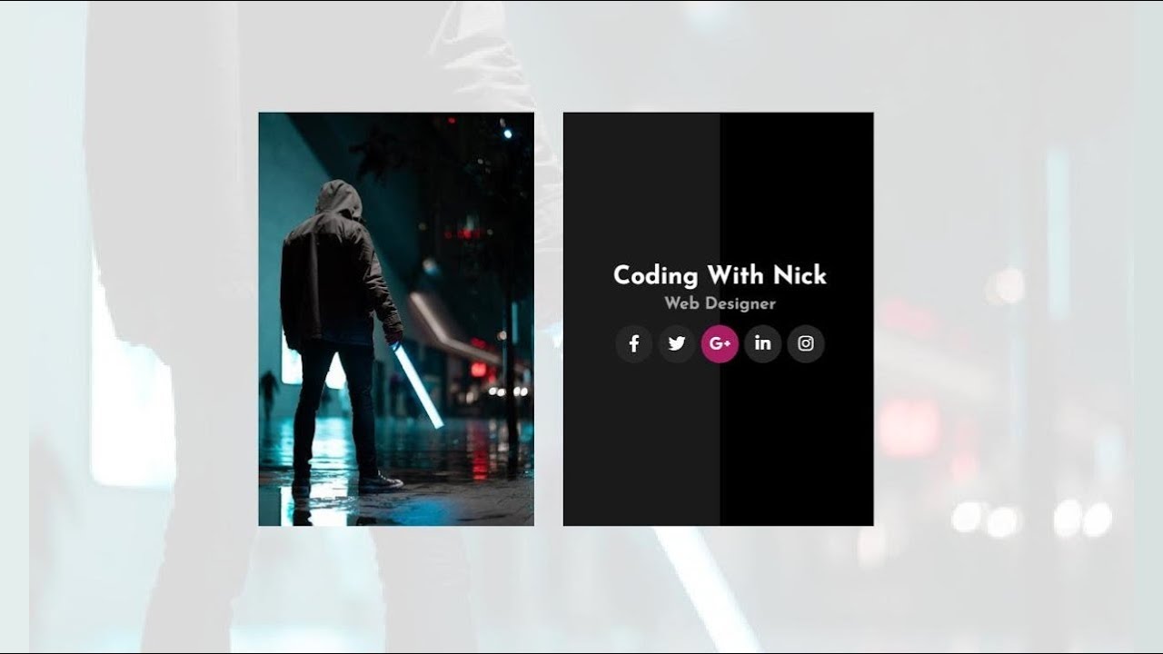 How To Make 3D Flip Card Using Html And Css | Flip On Hover | Coding With Nick