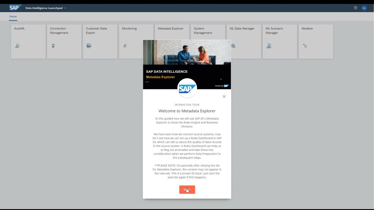 SAP Data Intelligence Cloud Experience Academy Session Recording