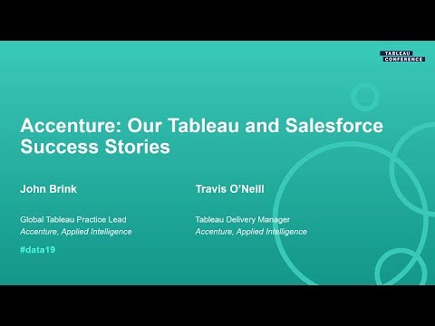 Accenture: Our Salesforce and Tableau Client Success Stories