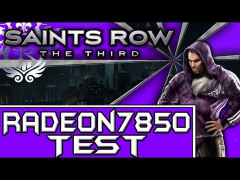 Saints Row The Third | Radeon 7850 Test | City and Driving Gameplay