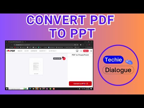 How to Convert PDF to PPT