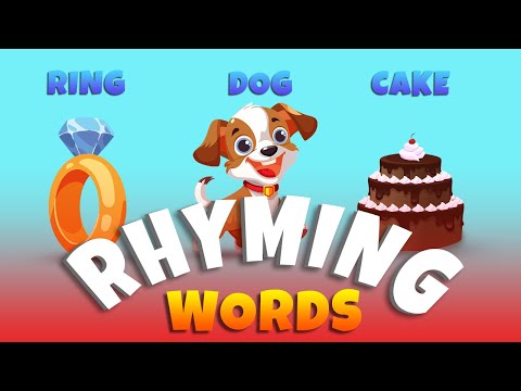 Rhyming Words - Rhyming Words for Kids - English Words - What are Rhyming Words Kindergarten - ABCD