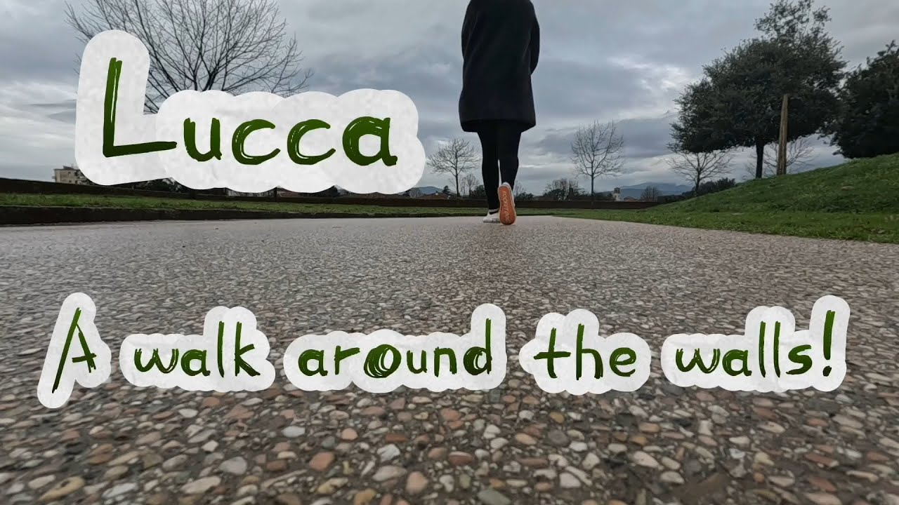 LUCCA  🇮🇹 - A WALK AROUND THE WALLS! - A Peaceful Walk Along Lucca’s Historic Walls 🌳