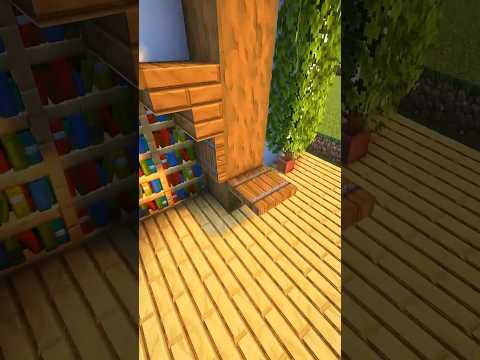 Minecraft Bookshelf 📚 #minecraft