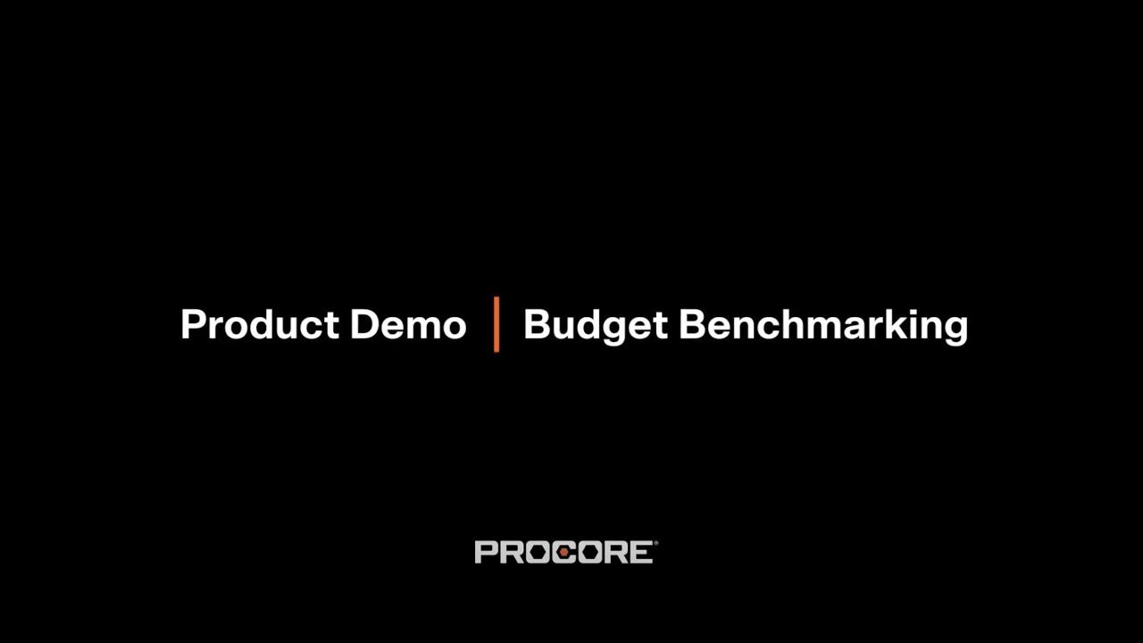Procore Analytics Budget Benchmarking Report