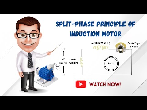Split-phase principle of Induction motor