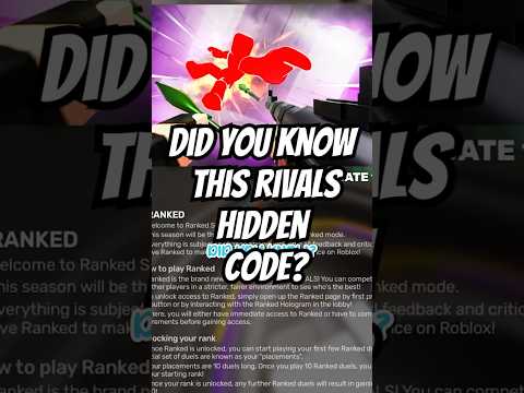 Do This To Get 5 Free Keys In Roblox Rivals #shorts #roblox #robloxrivals