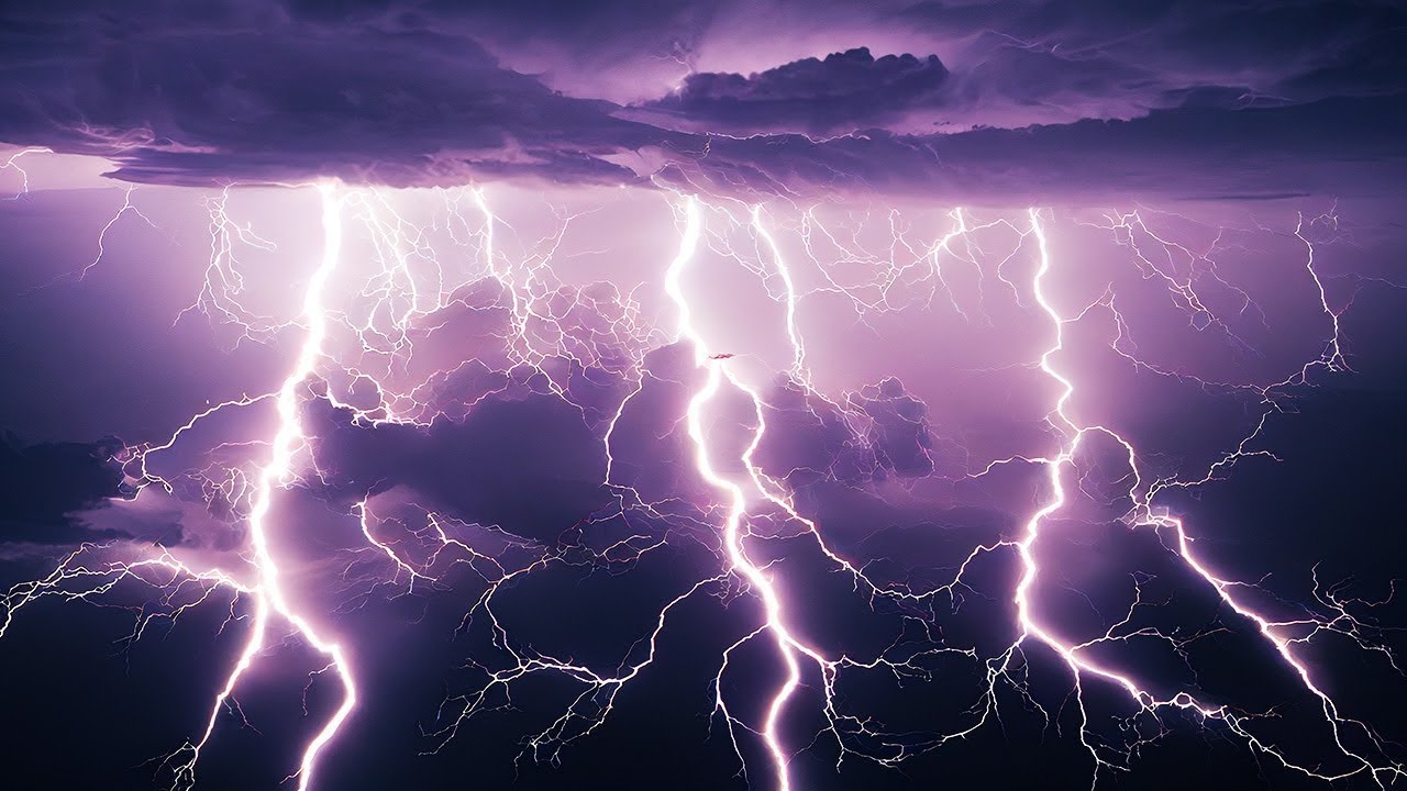⚡ Powerful Thunderstorm Rain Sounds for Sleeping | Relaxing Rain, Thunder & Lightning at Night