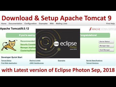 Download and Setup Apache Tomcat with Latest version of Eclipse ( Photon ) Sep, 2018