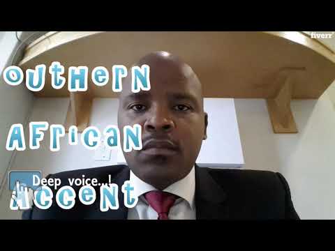 Southern african ascent voice over in english 100 words - Best Voice Over service