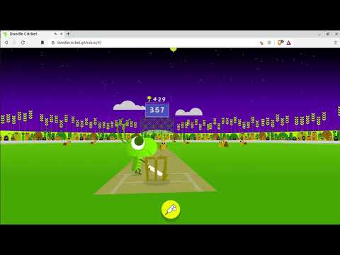 GOOGLE DOODLE CRICKET WORLD RECORD!!!!!!! (758 RUNS) WATCH TILL END