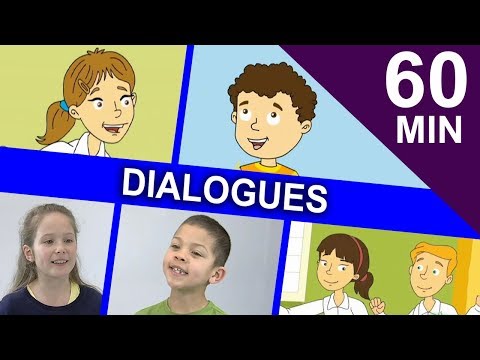 SIMPLE KIDS DIALOGUES | One hour Collection of Easy English Stories