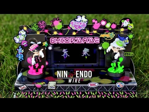 Splatoon | Squid Sisters amiibo & Diorama Unboxing (4K)