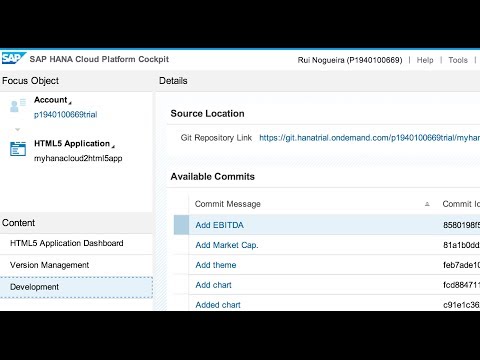 HTML5 Apps on SAP HANA Cloud Platform