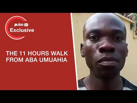 Nnamdi Kanu, Biafran Man Walks 11 Hours From Aba To Umuahia To See IPOB Leader| Pulse TV
