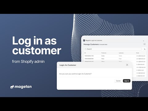 How to Log in as a Customer in Shopify?