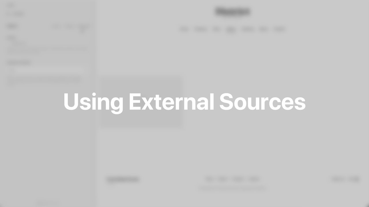 Using External Sources | YOOtheme Documentation (Joomla)