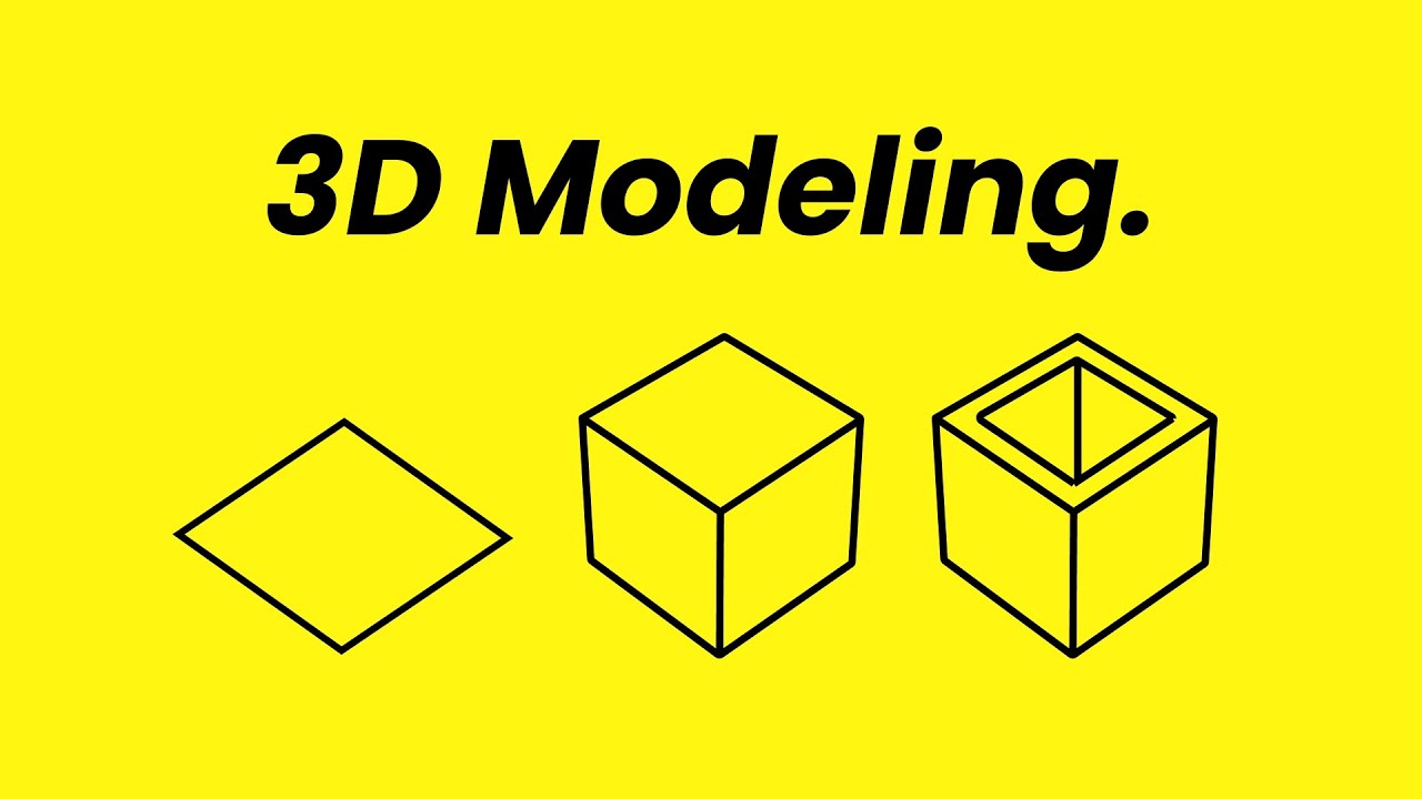 Every 3D Modelling Concept, Explained