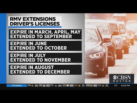 RMV Extends Deadlines For Mass. Drivers