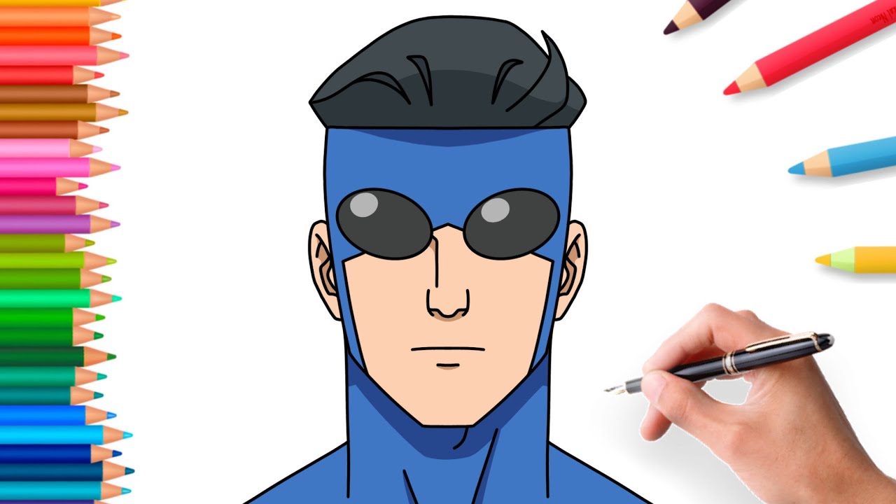 How to draw Invincible step by step | easy Comic Drawing Tutorial for Beginners 