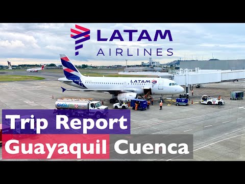 Guayaquil (GYE) - Cuenca (CUE) • LATAM Economy • A319 (CC-CYL) • TRIP REPORT 4K