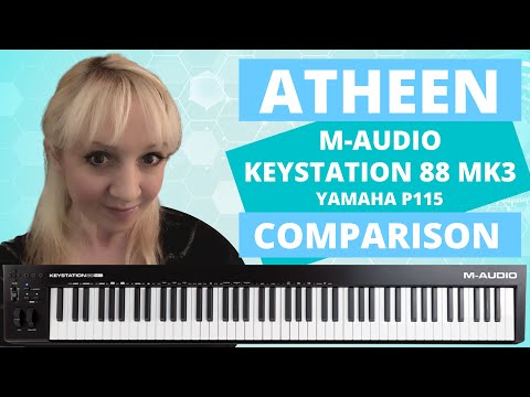 M-Audio Keystation 88 Mk3 / Yamaha P115 - Quick Playability Comparison Test