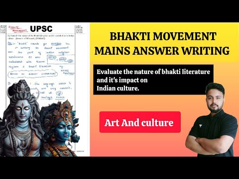 MAINS ANSWER WRITING BHAKTI MOVEMENT || LIVE WRITING || ADITYA KAMLESH AWASTHI || UPSC || UNACADEMY