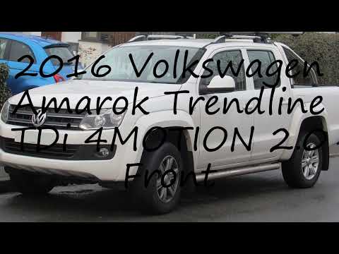 How to pronounce 2016 Volkswagen Amarok Trendline TDi 4MOTION 2.0 Front in Dutch?
