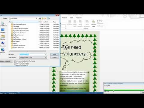 Word 16- Converting to a PDF | ICT