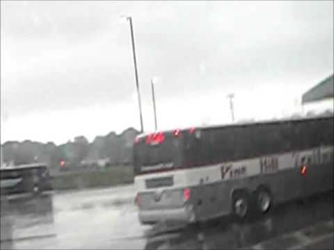 Pine Hill Trailways Bus in Syracuse, New York Greyhound Station, July 3rd, 2014