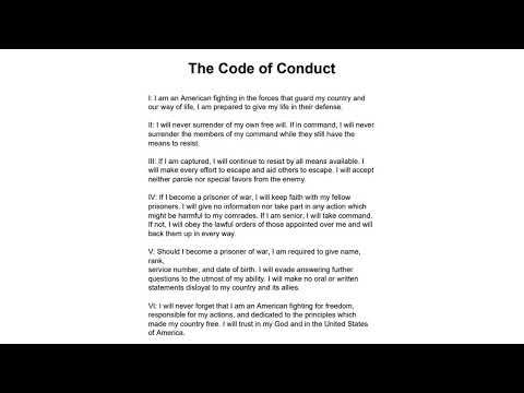 The Code of Conduct