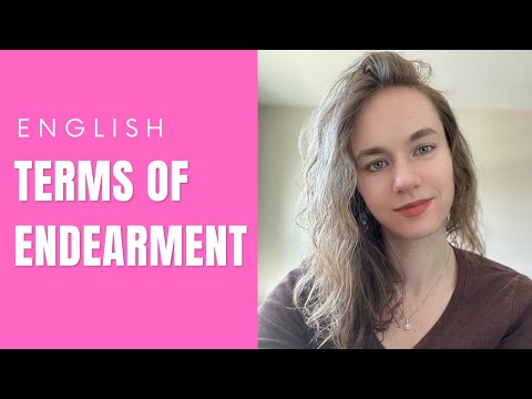 Learn English Terms of Endearment