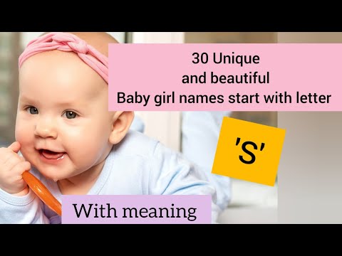 Hindu baby girl names start with letter 'S' ll Unique Baby girl names with meaning ll