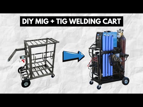 Building a MIG + TIG Welding Cart | Miller 211 + Primeweld 225X
