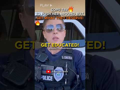 'We're DONE Talking Officer!' Firm ID Refusal and Cops Getting Educated by Lady Who Knows Her Rights