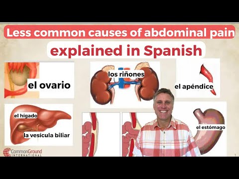 9 Less Common Causes of Abdominal Pain explained in Spanish