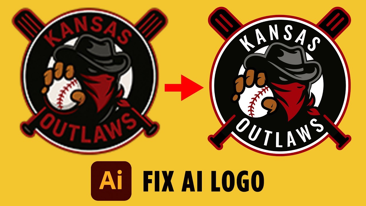 Fix and vectorize ChatGPT AI Logo in Adobe Illustrator