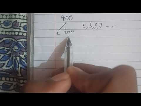 factor tree of 400 | prime factor tree|