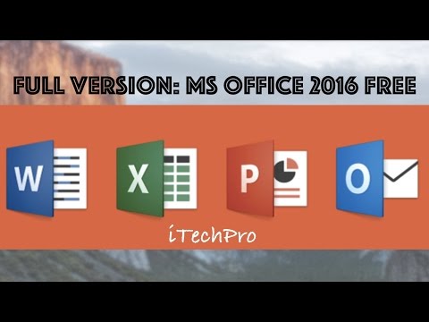 How To: Get Microsoft Office 2016 Full Version For Mac (FREE)