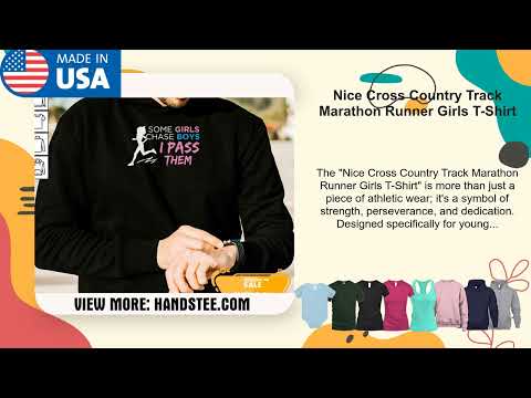 Nice Cross Country Track Marathon Runner Girls T-Shirt
