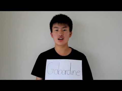 The Y.K. Dictionary - Gabardine