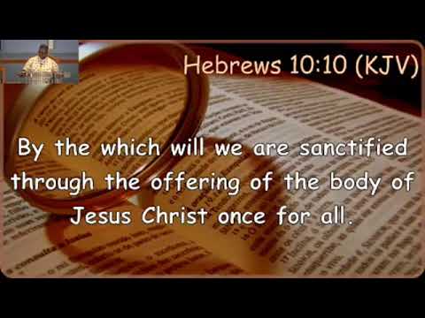 Sanctification Through The Blood