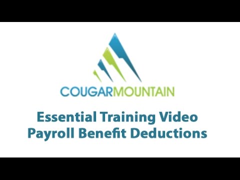 Payroll Benefit Deductions