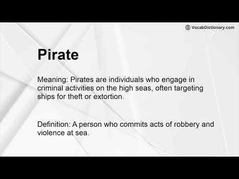 Pirate Meaning