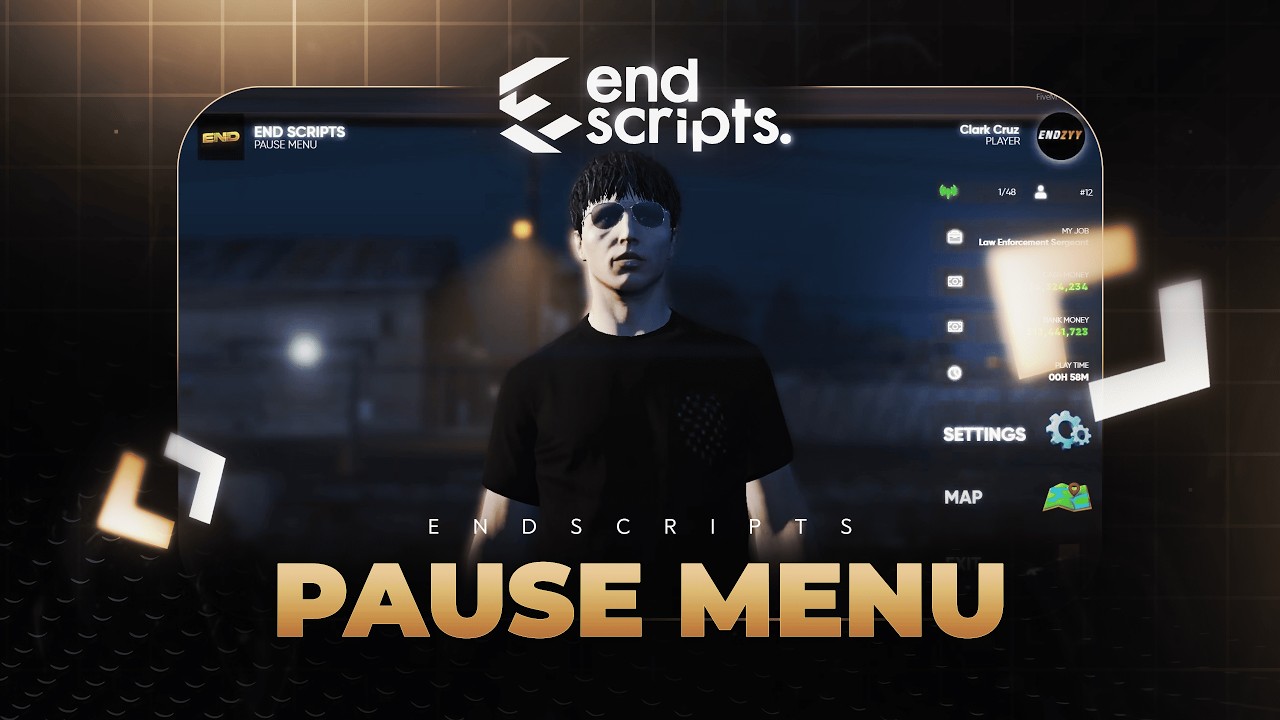[FREE] END Scripts Pause Menu | endscripts.tebex.io